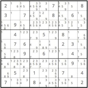 Hidden Single – Sudoku Beginner
